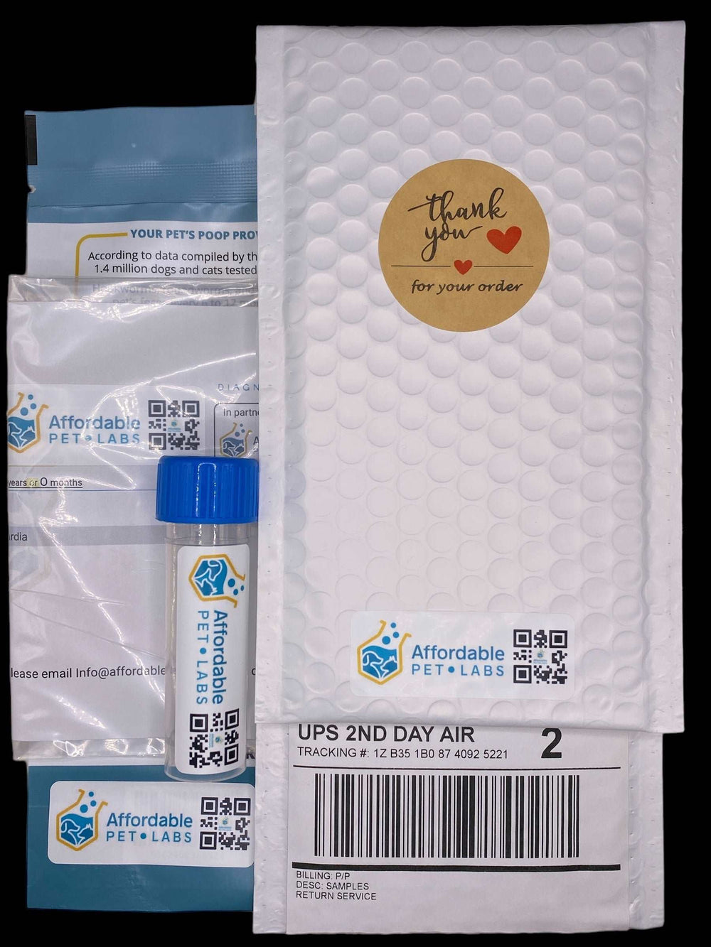 Fecal & Giardia Test Kit for Cats | Affordable Pet Labs